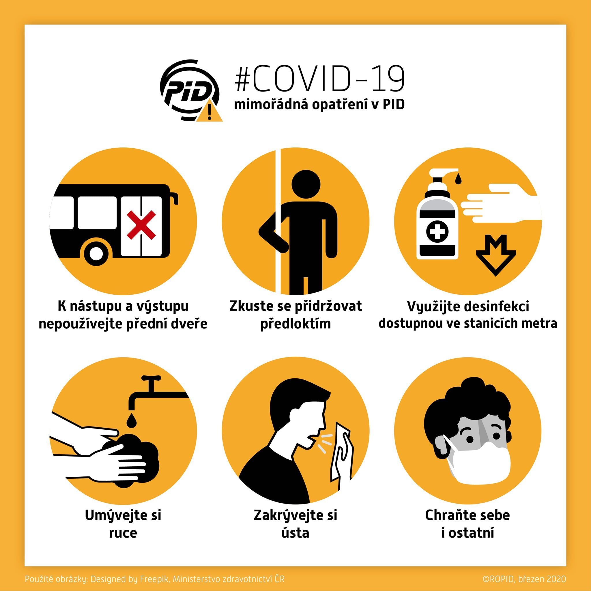 Praha zavedla zákaz vstupu bez roušky do MHD, obchodů, úřadů, pošt ...